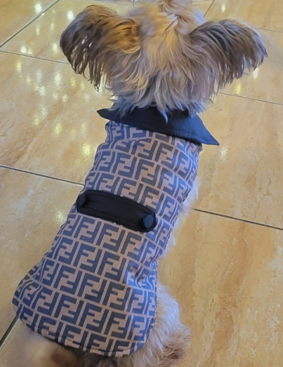 Pawndi Luxury inspired Puffer Vest | Raw Paws Unlimtied